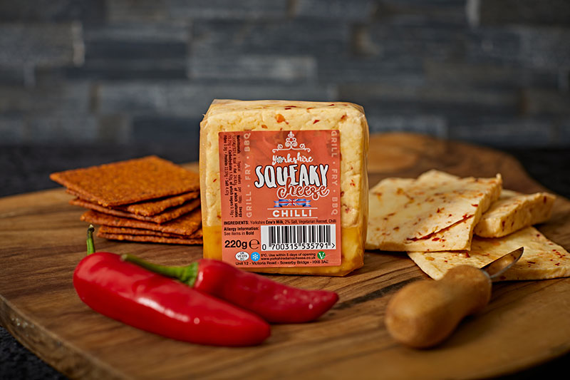 Squeaky Cheese - Chilli Halloumi – Yorkshire Dama Cheese
